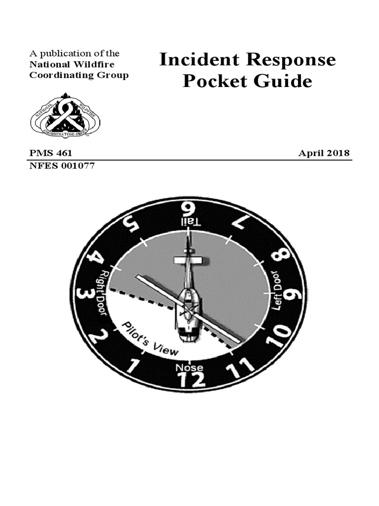 Incident Response Pocket Guide: National Wildfire Coordinating Group ...