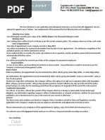 Unsuccessful Probation Letter Sample | PDF