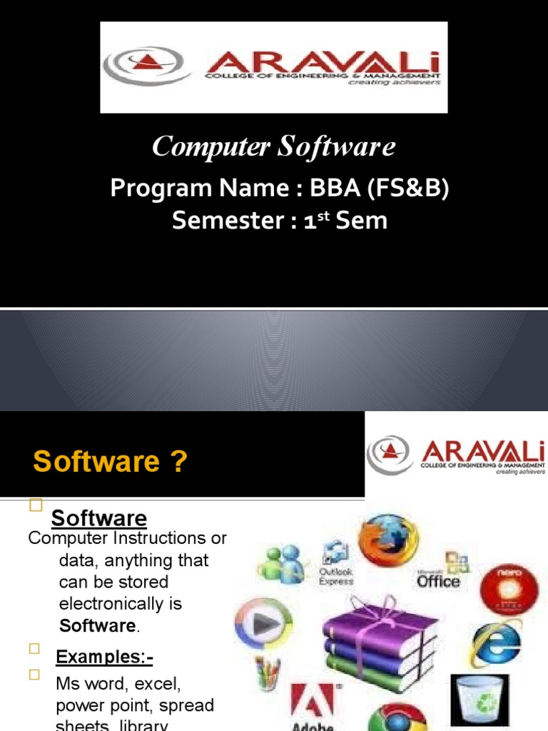 ACEM Computer Software | PDF | Application Software | Software