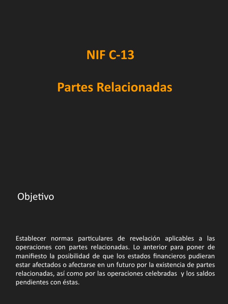 Nif C13 | PDF | Estado financiero | Business