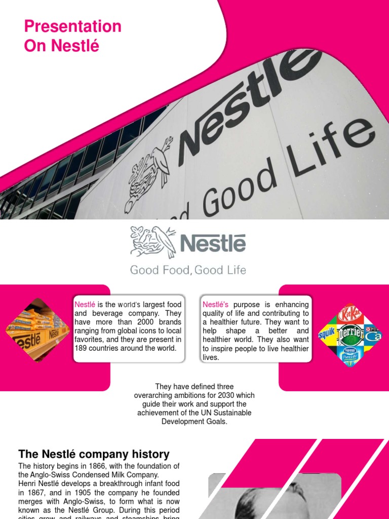 Nestlé's Vision and Product Innovations | PDF | Nestlé | Chocolate