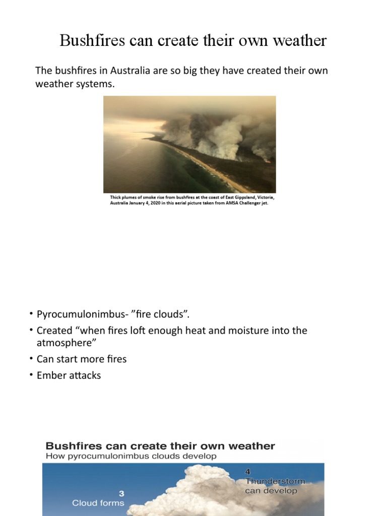 Bushfires Can Create Their Own Weather | PDF