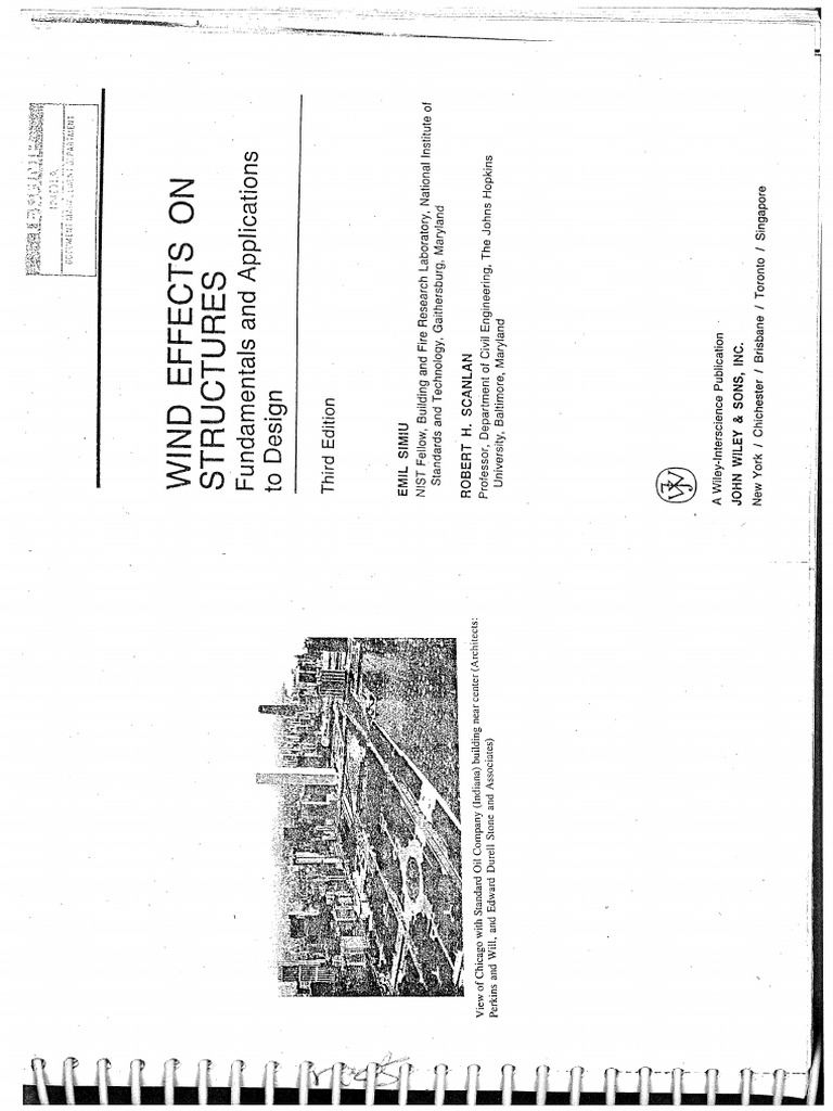 Wind Effect On Structure Text Book Emil Simiu Pdf Pdf 4260