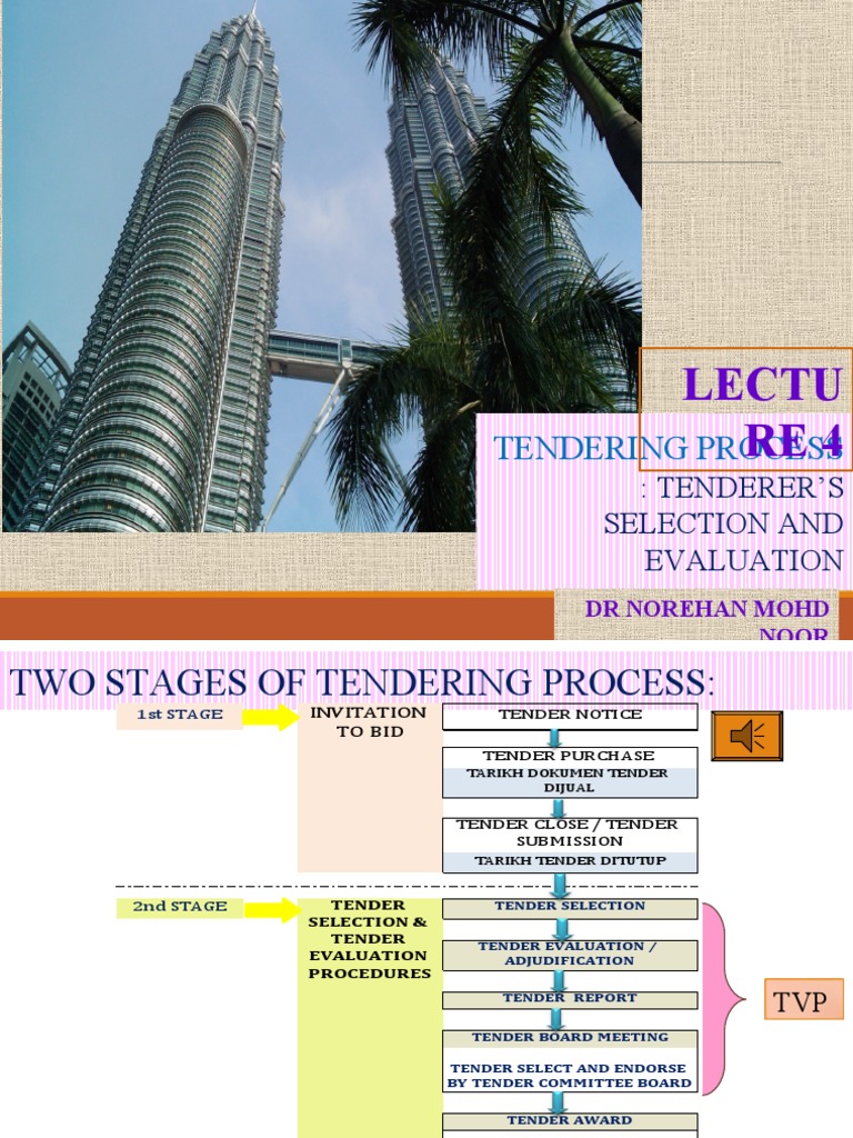 Tendering Process: Selection & Evaluation | PDF | Business | Government