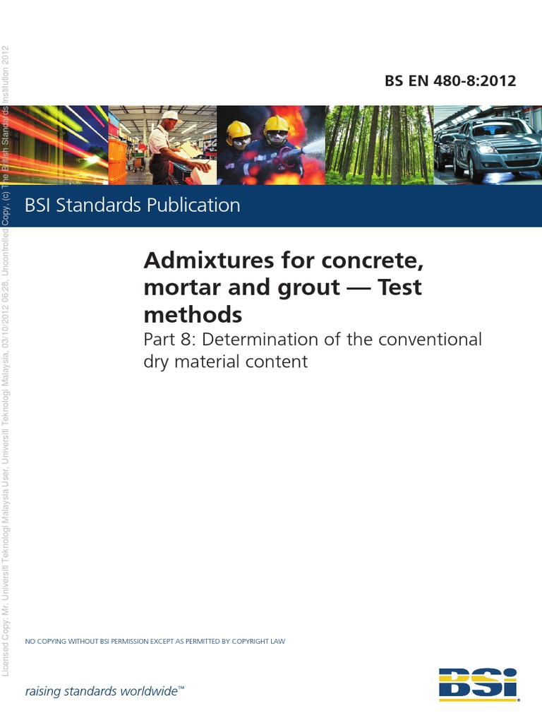 BS en 480-8-2012 PDF | PDF | Concrete | Nature