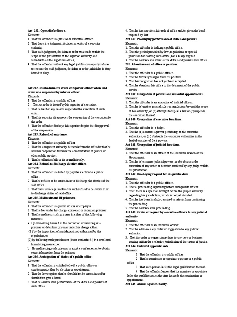 Codal Criminal Law 2 Compiled | PDF