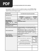 Acta de Reintegro Laboral Modelo | PDF