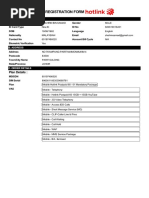 Maxis Order and Contract Form: Customer Information | PDF | Fiber To ...