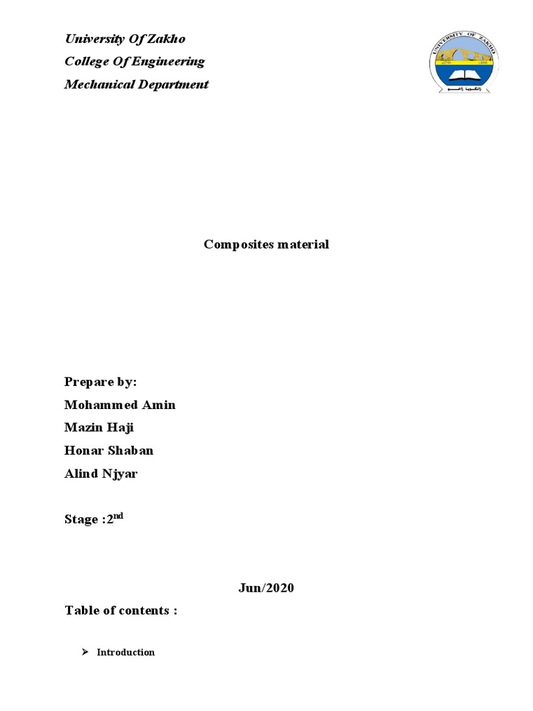 Material Since and Engineering - Report | PDF