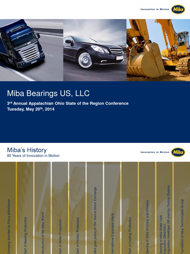 MIBA OU State of Region - 2 | PDF | Engines | Bearing (Mechanical)