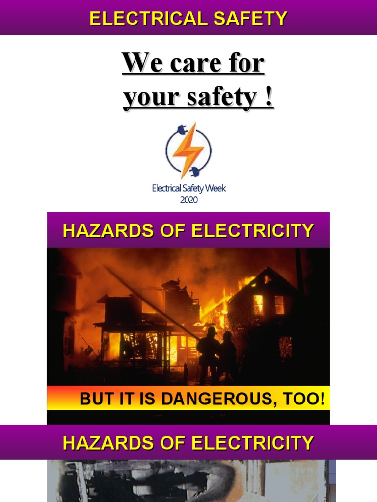 Electrical Safety Presentation | PDF | Ac Power Plugs And Sockets ...