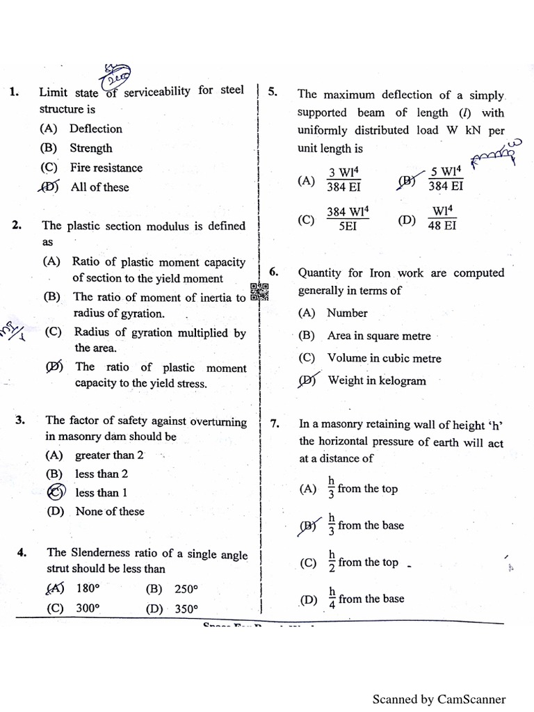 JE 2019 Question Paper | PDF