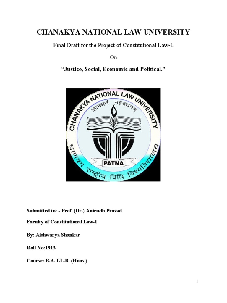 1913 Constitutional Law Project | PDF | Social Justice | Egalitarianism