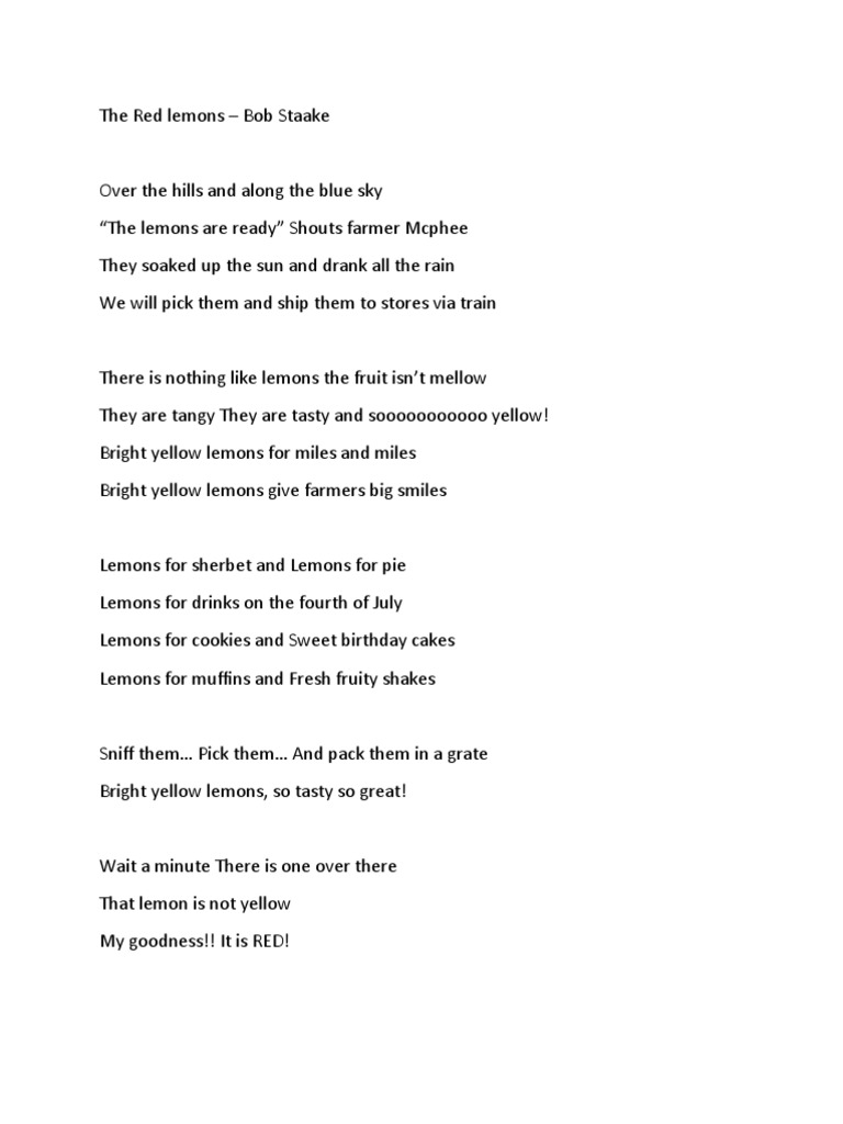 The Discovery of Red Lemons: An Unusual Find Changes Perspectives | PDF