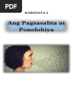 Ponolohiya NG Wikang Filipino | PDF