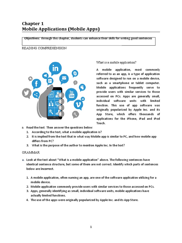 Chapter 1 MOBILE APPLICATION | PDF | Application Software | Mobile App