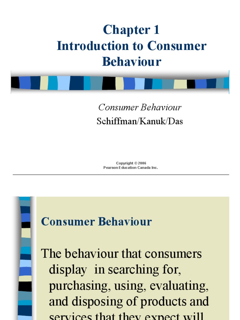 Introduction To Consumer Behaviour | PDF | Consumer Behaviour | Market Segmentation