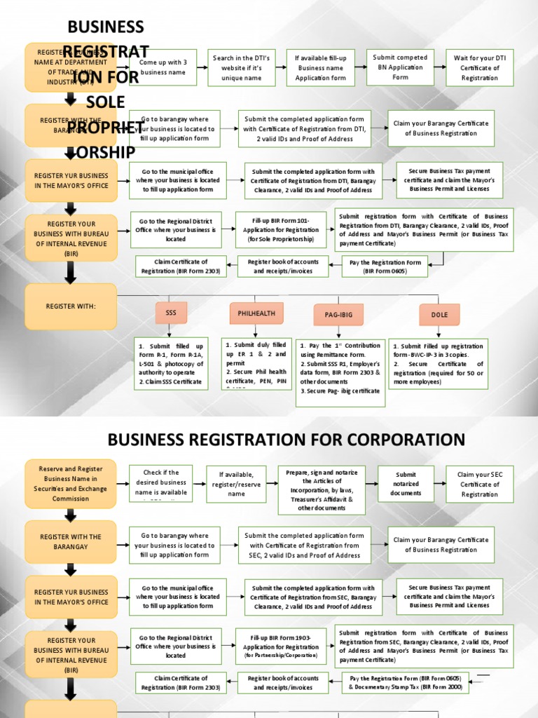Business Registration Process in the Philippines | PDF | Identity ...