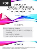 Individual Learning Monitoring Plan Sample | PDF