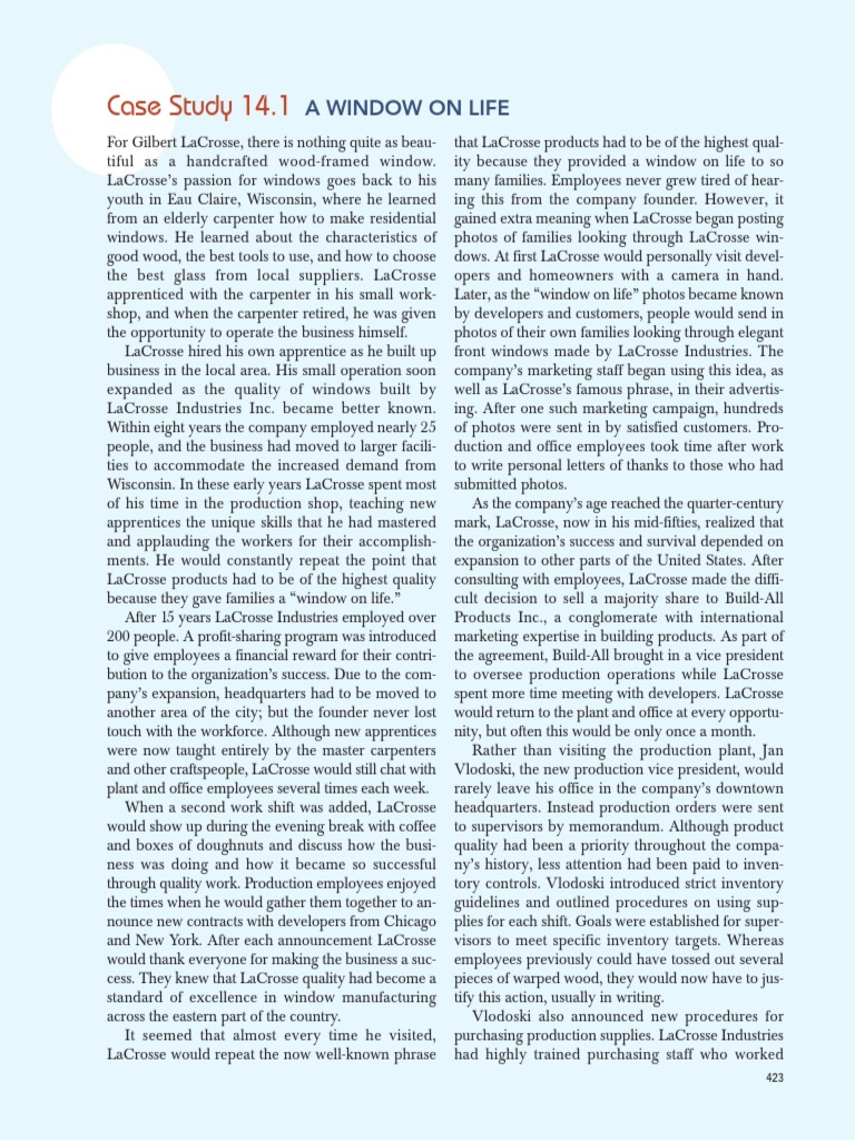 A Window of Life | PDF