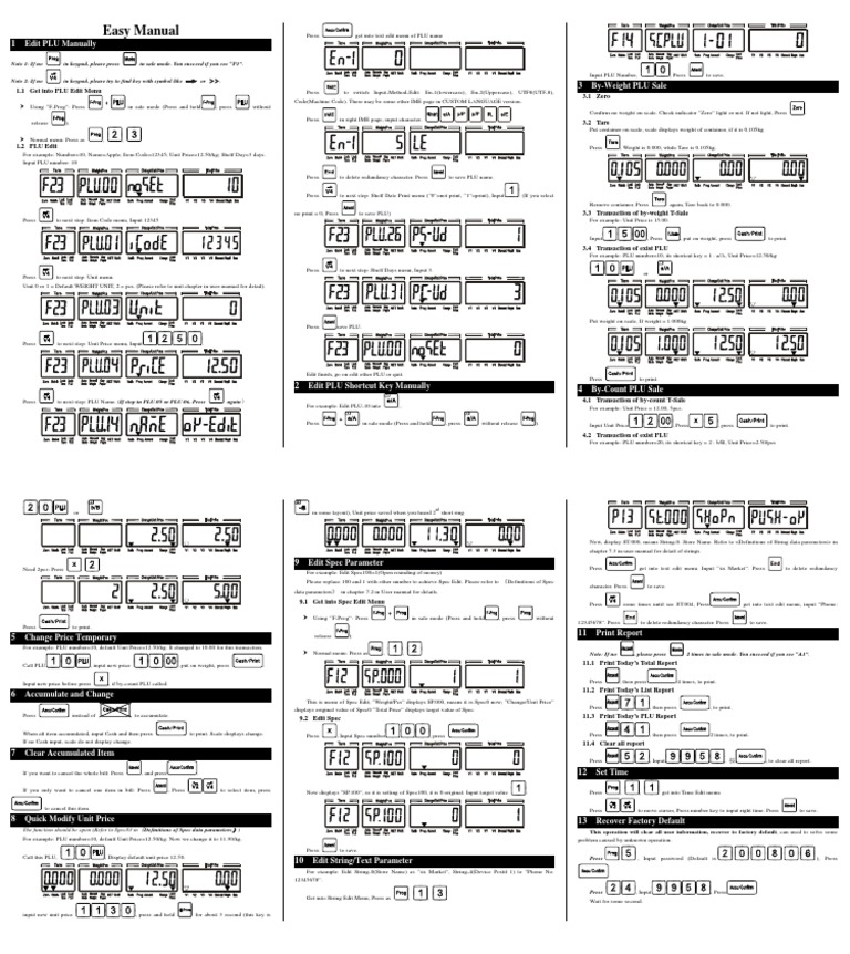 Easy Manual V2.36L | PDF | Keyboard Shortcut | Parameter (Computer ...