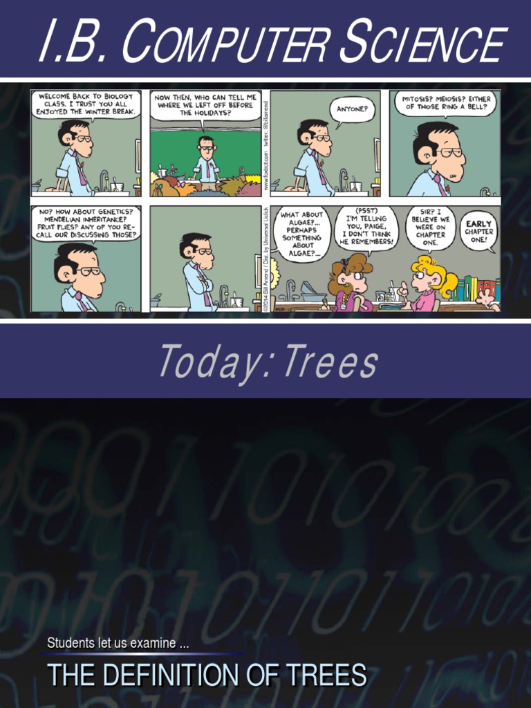 Today: Trees | PDF | Mathematical Logic | Algorithms And Data Structures
