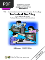 Technical Drawing 1 Grade 7 Quarter 1 Module 1 | PDF | Drawing | Triangle