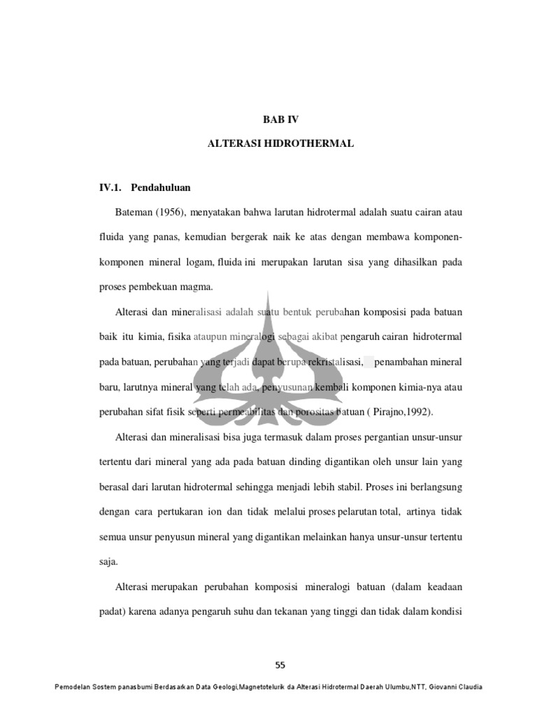Alterasi Hidrotermal | PDF