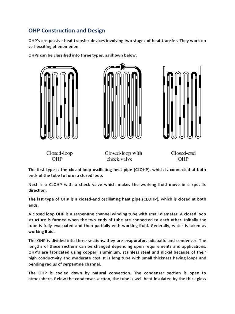 OHP Construction and Applications | PDF