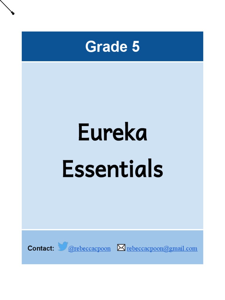 Grade 5 Eureka Essentials | PDF | Fraction (Mathematics) | Numbers