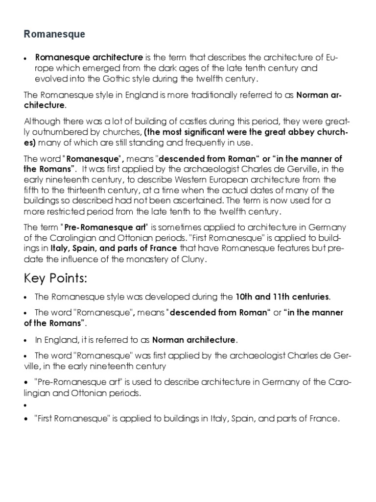 Romanesque Architecture: The Development of a Distinctive Medieval ...