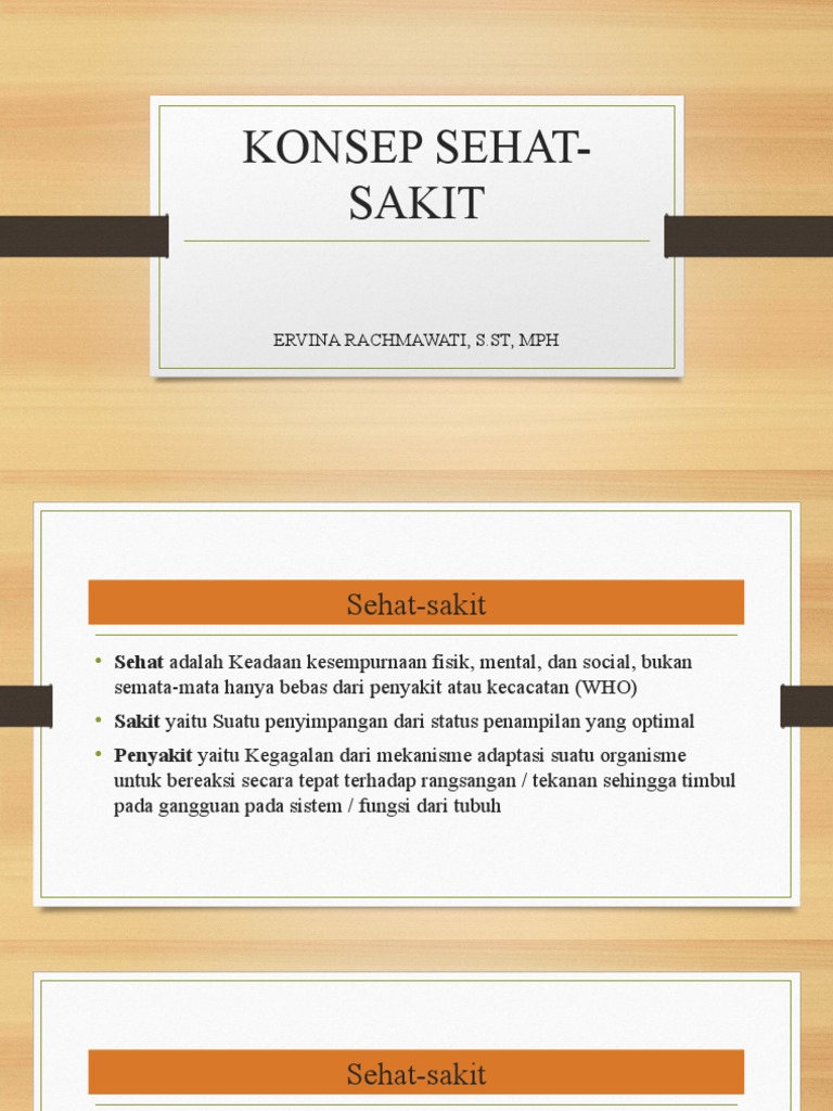 Konsep Sehat-Sakit | PDF