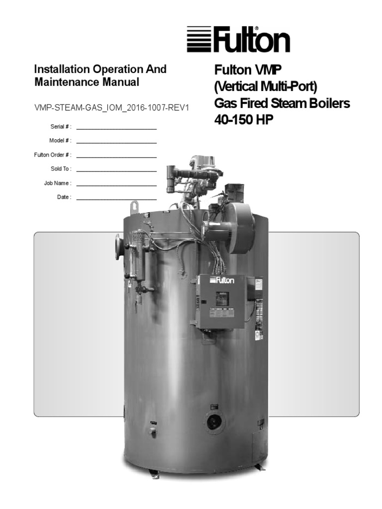 Manual Caldera Fulton | PDF | Boiler | Building Engineering