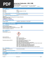 VIM Bleach Cream: Safety Data Sheet | PDF | Firefighting | Toxicity