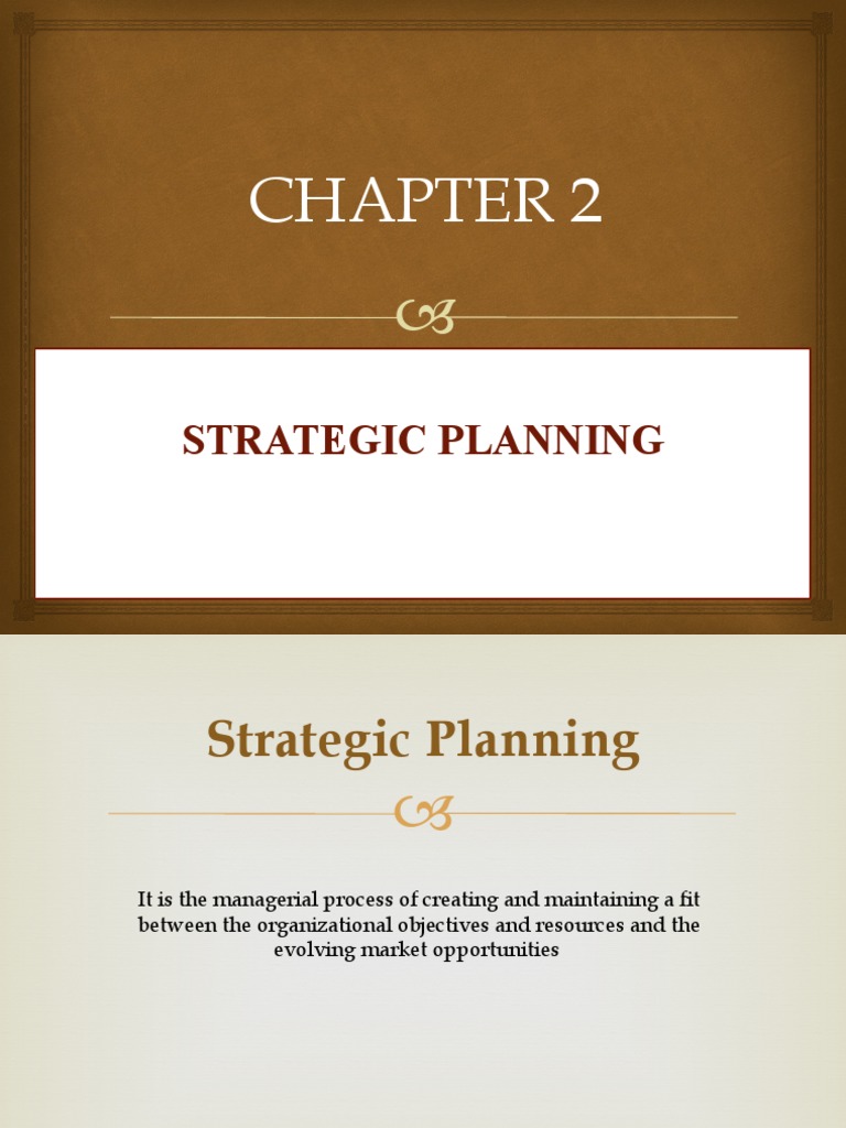 Strategic Planning | PDF | Strategic Planning | Marketing