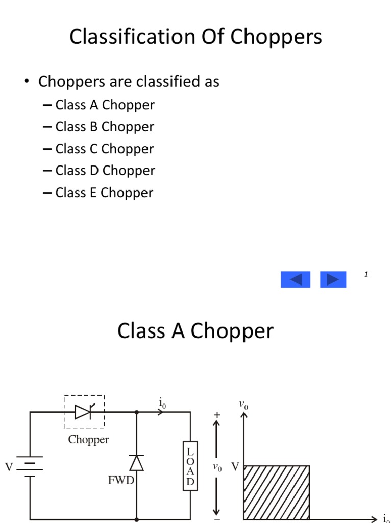 Classification of Choppers: - Choppers Are Classified As | PDF ...