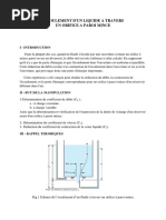 Mécanique des fluides : TP et études | PDF | Fluide | Viscosité