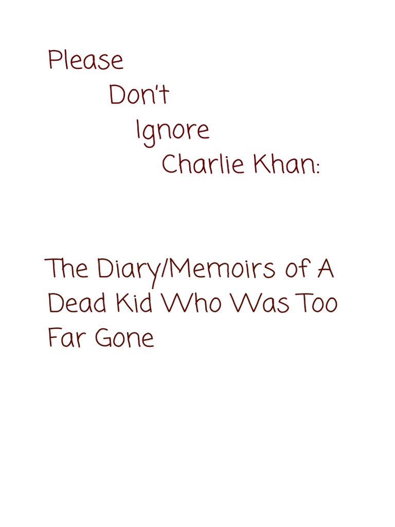 Please Ignore Vera Dietz | PDF