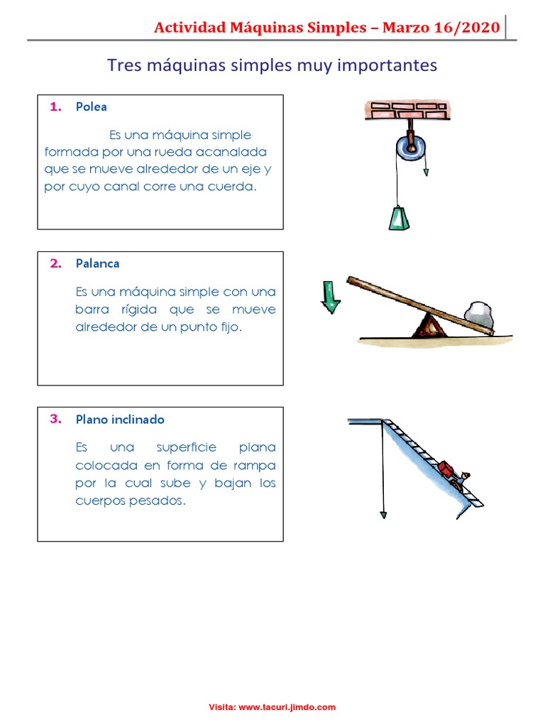 Guia Maquinas Simples | PDF