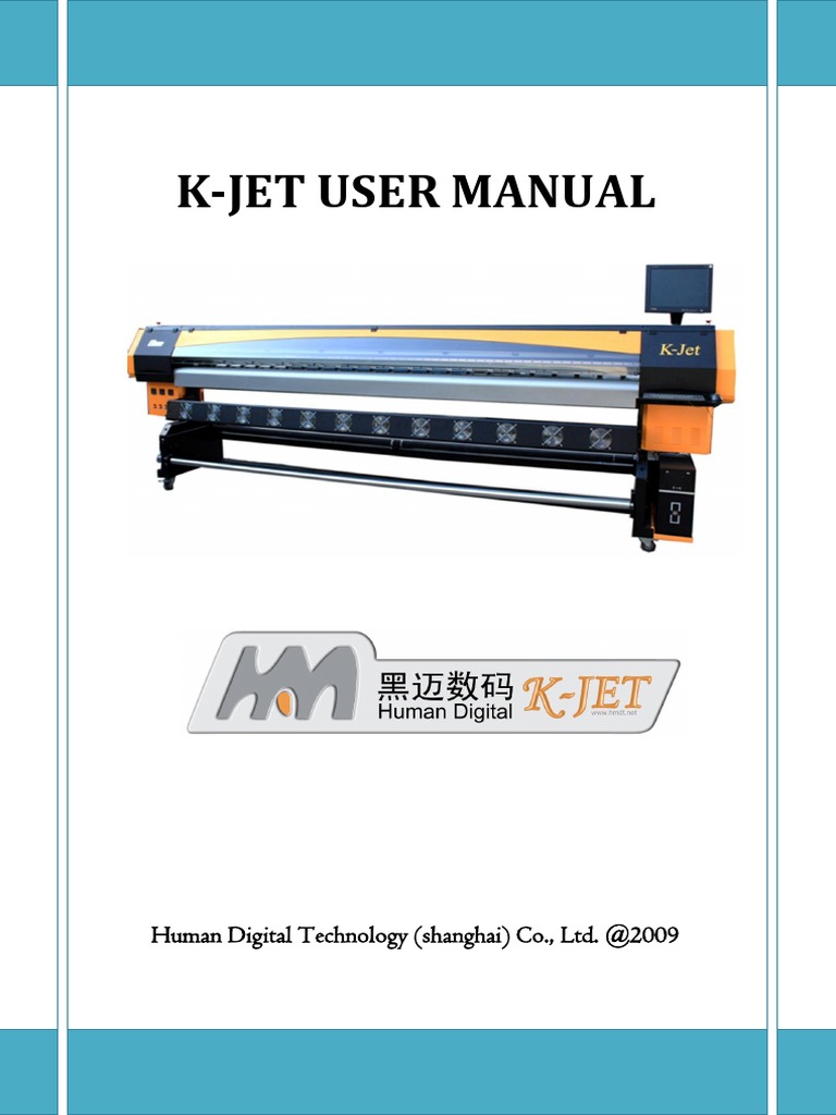 K-JET3200 User Manual V3 en | PDF | Printer (Computing) | Ac Power Plugs And Sockets