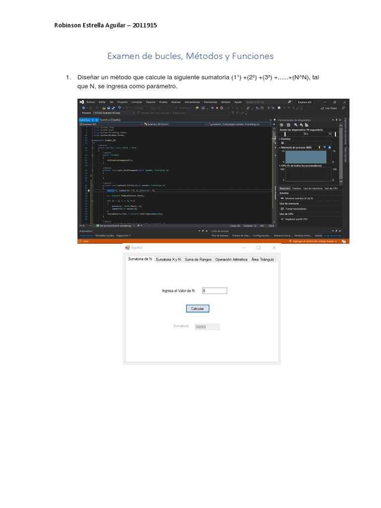 Examen de Bucles PDF | PDF