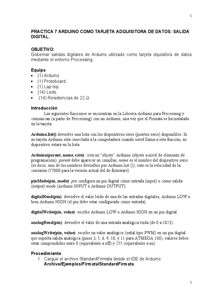 PRACTIC7 | PDF | Arduino | Equipo de oficina