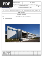 Relatório de Teste de Megagem Elétrica | PDF