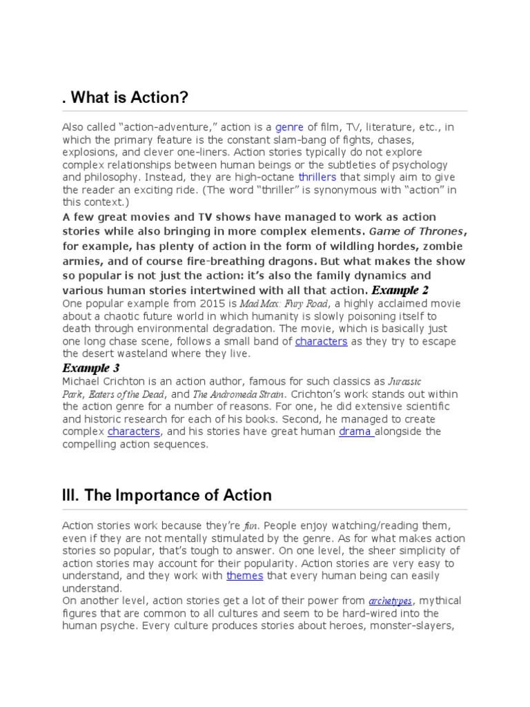 What Is Action?: Example 2 | PDF