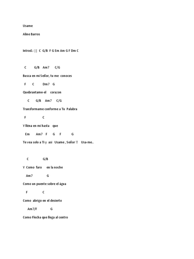 Usame Aline Barros | PDF