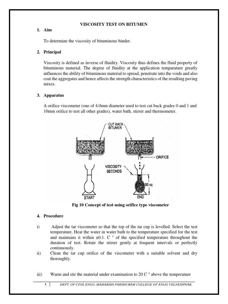 Viscometer Test PDF | PDF | Asphalt | Viscosity