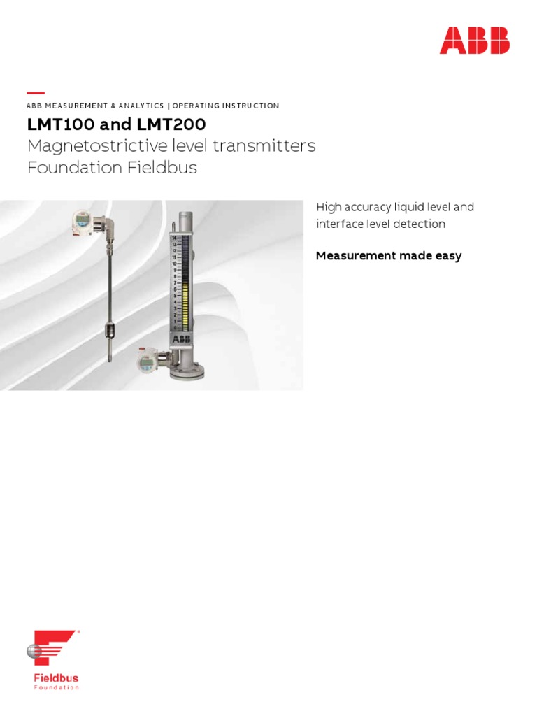 Abb LMT100 200 Nivel | PDF | Science | Electronics