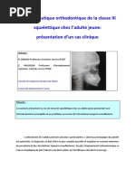 COURS D'ODF 1er | PDF | Orthodontie | Dent