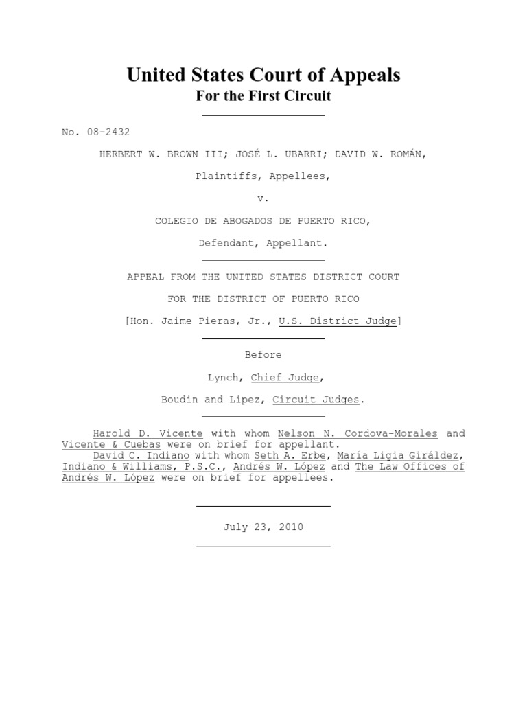 United States Court of Appeals: For The First Circuit | PDF ...