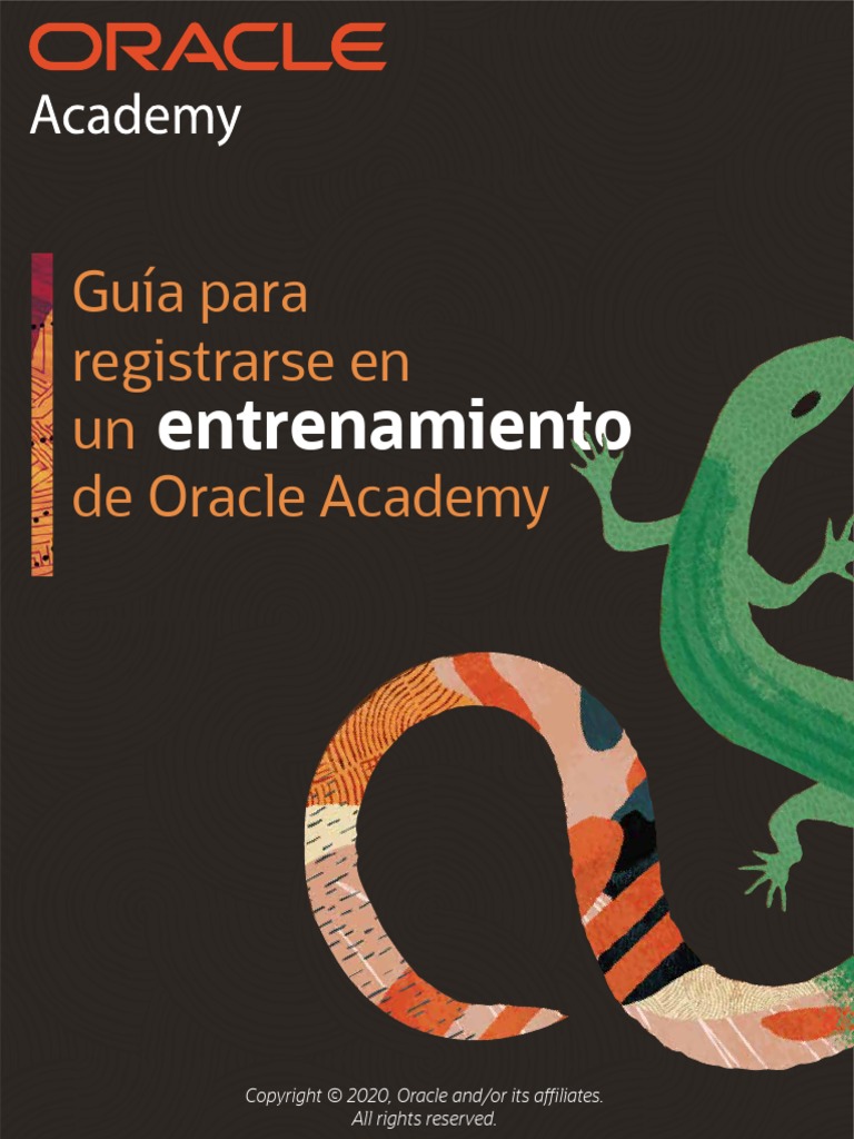 10) Como Registrarse en Un Curso en Oracle Academy 3.0 | PDF